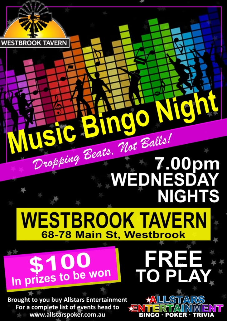 MUSIC BINGO – All Stars Poker